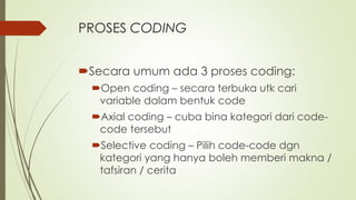 Analisis data kualitatif | PPTX