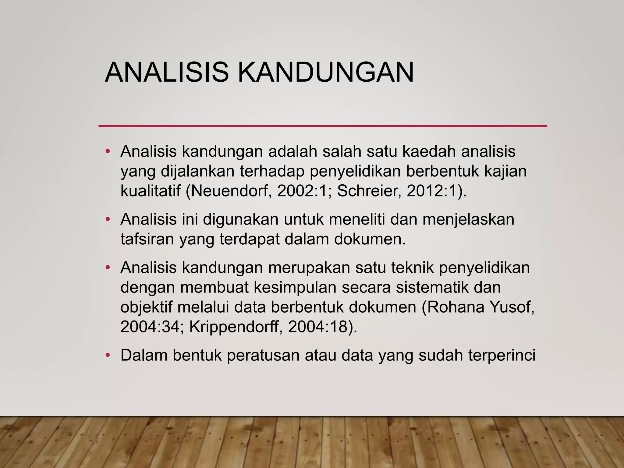 Analisis data kualitatif | PPTX