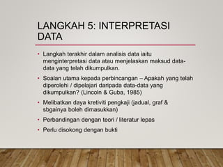 Analisis data kualitatif | PPTX