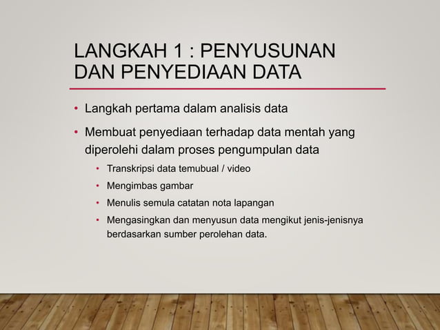 Analisis data kualitatif | PPTX