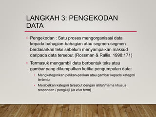 Analisis data kualitatif | PPTX