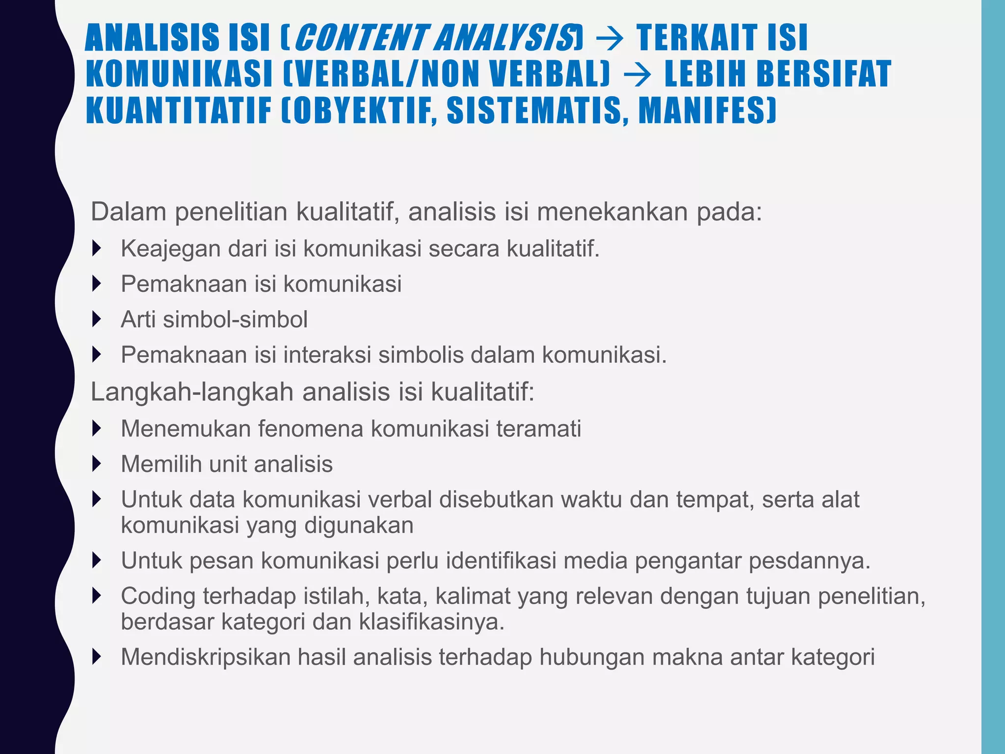 Analisis data kualitatif | PPT