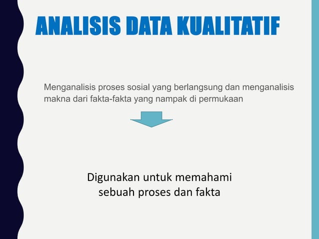 Analisis data kualitatif | PPT