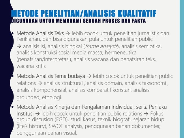 Analisis data kualitatif | PPT