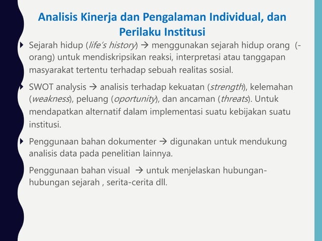 Analisis data kualitatif | PPT