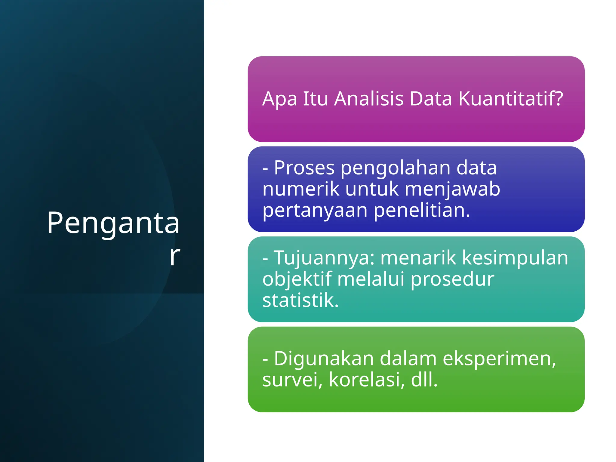 Analisis Data Kuantitatif penelitian eksperimen | PPTX