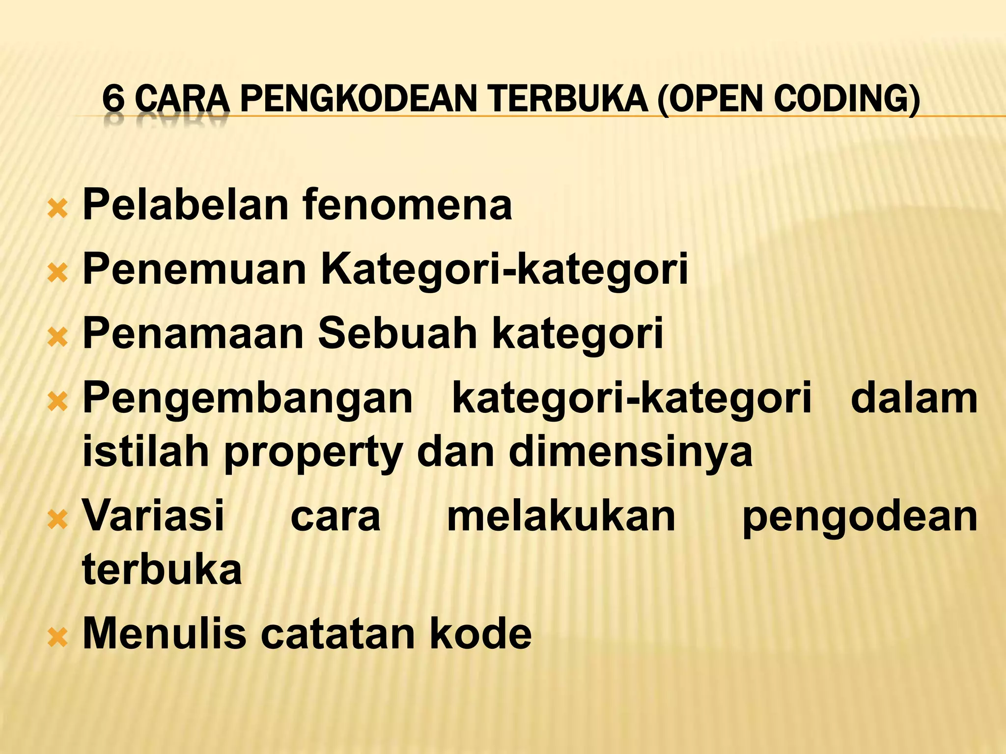 ANALISIS DATA KULAITATIF - MODEL STRAUSS DAN CORBIN (GROUNDED THEEORY).pptx