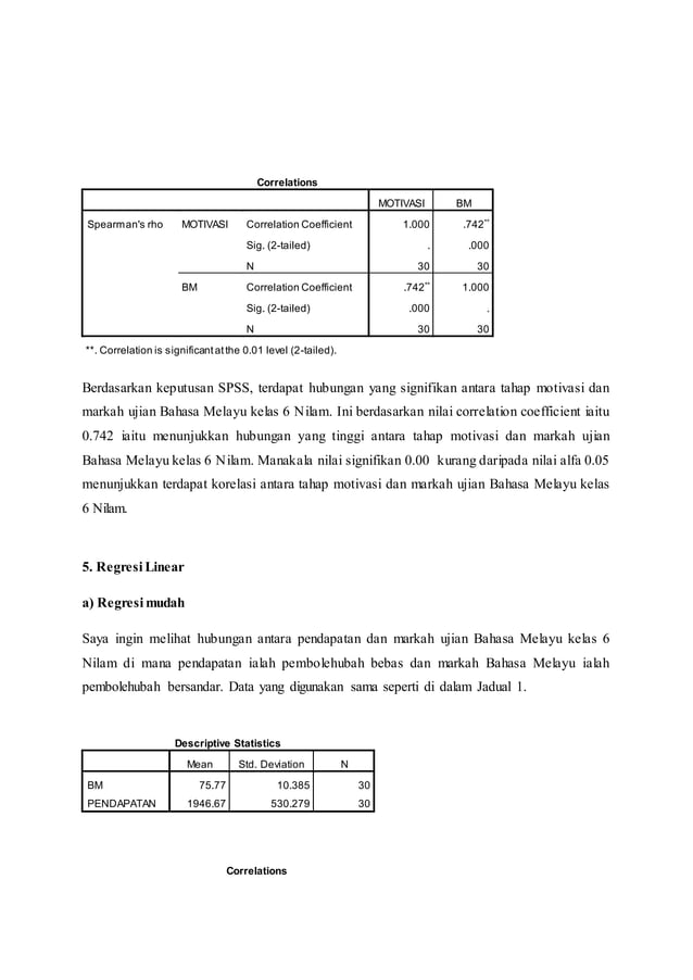 Analisis data menggunakan spss | DOCX