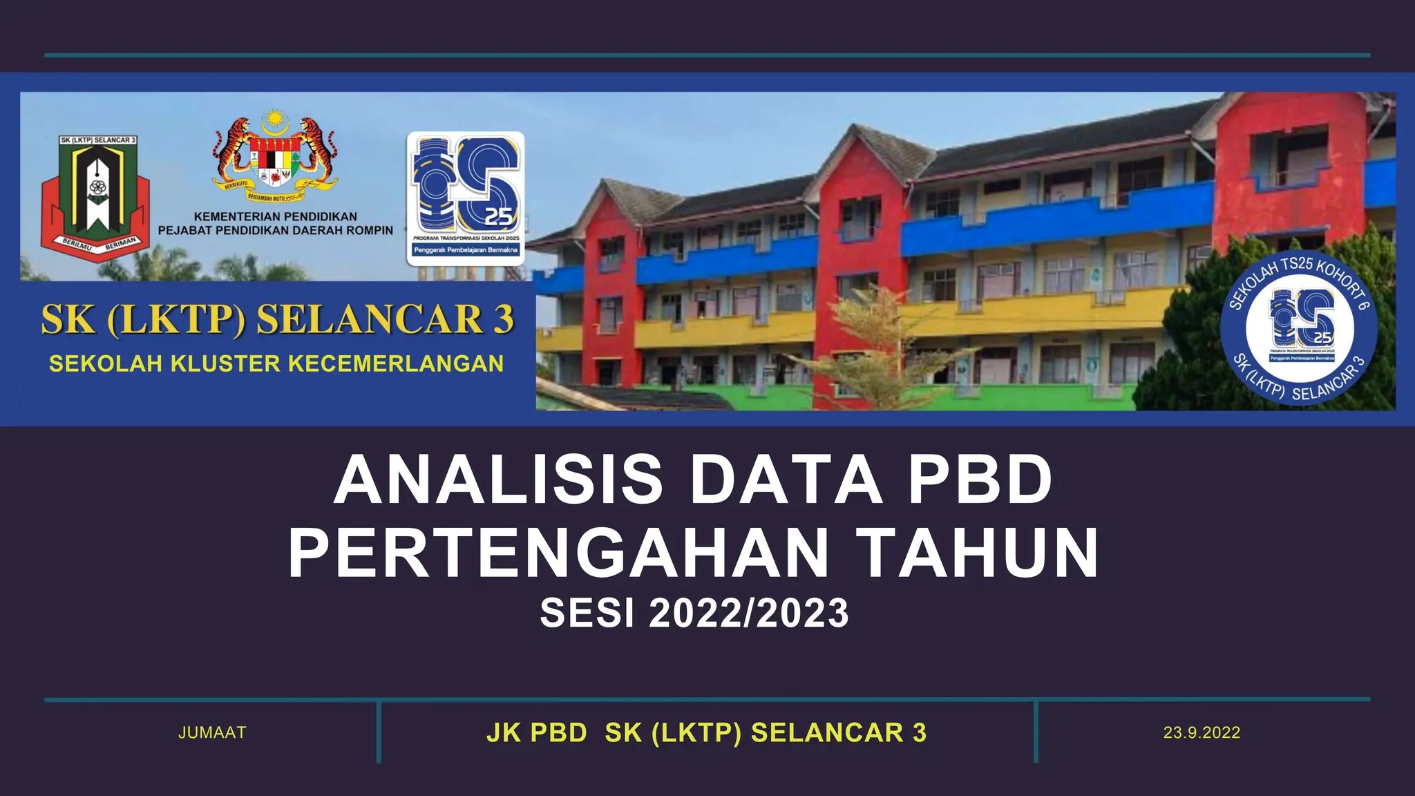 ANALISIS DATA PBD SK LKTP SELANCAR 3 PAHANG | PPT
