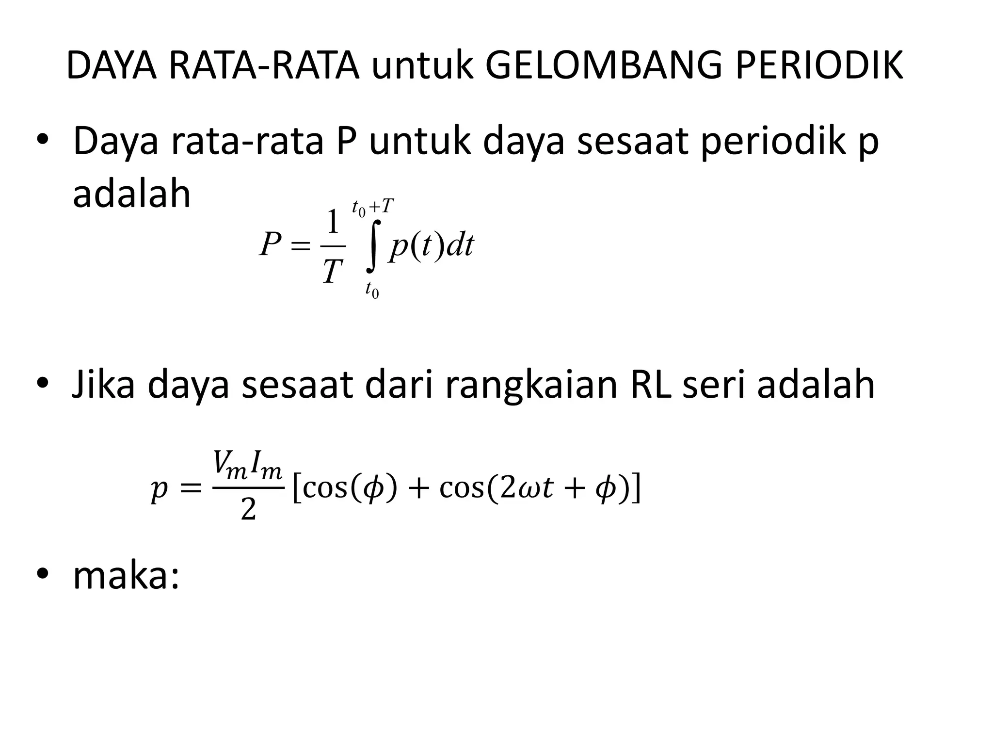 ANALISIS DAYA RANGKAIAN AC.scecrctxxepptx | PPTX