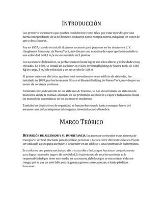 Analisis de ascensores | PDF