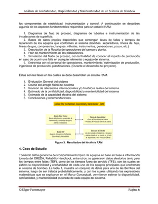 Analisis de Confiabilidad, Disponibilidad y Mantenibilidad de un ...
