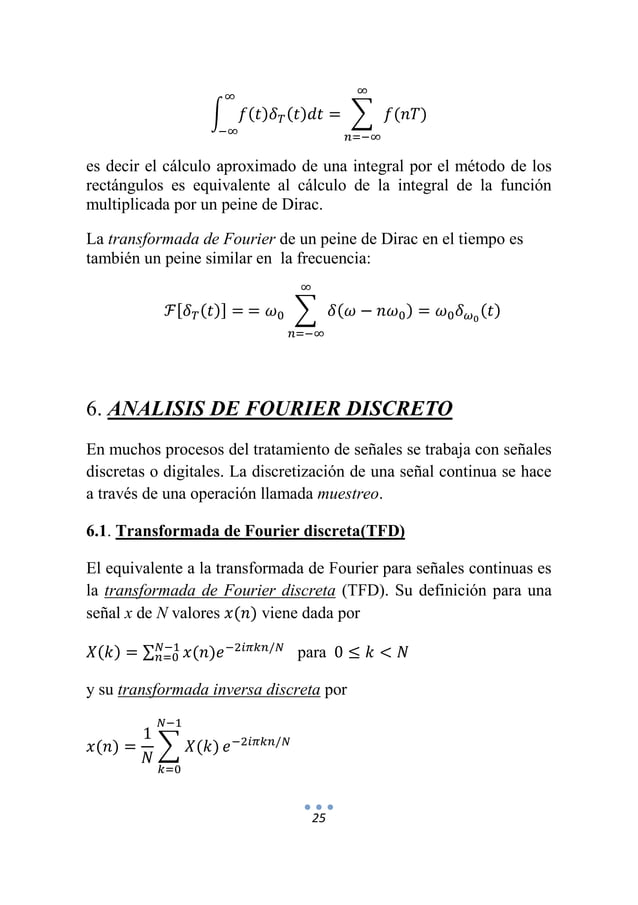 Analisis de fourier para señales | PDF