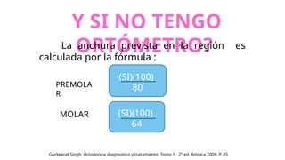 Análisis de discrepancia de Korkhaus o Pont | PPTX