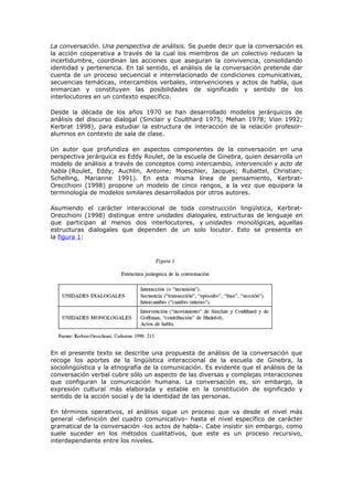 Analisis de la conversacion | DOC