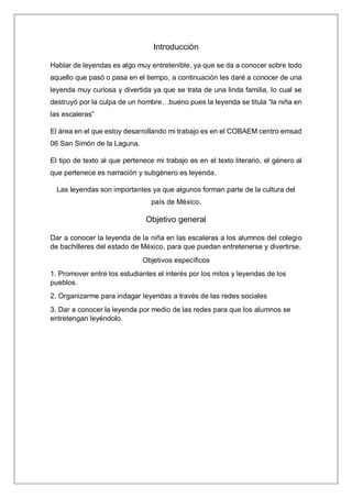 Analisis de la leyenda | PDF