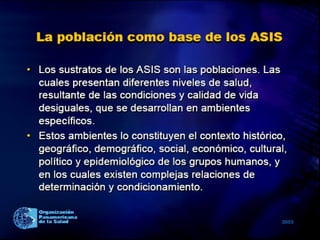 Analisis de la situacion de salud(asis) | PPT