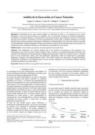 Analisisdela socavacionencaucesnaturales | PDF