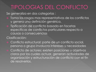 Analisis del conflicto presentacion | PPTX