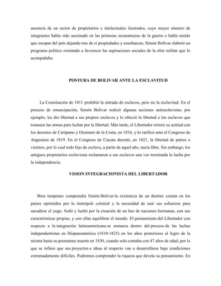 Analisis del discurso de angostura de bolivar | PDF