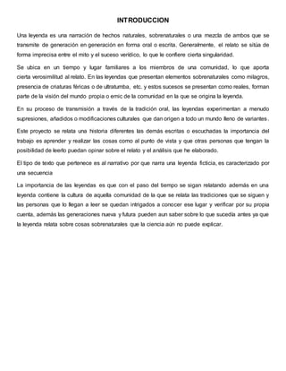 Analisis de leyenda | DOCX