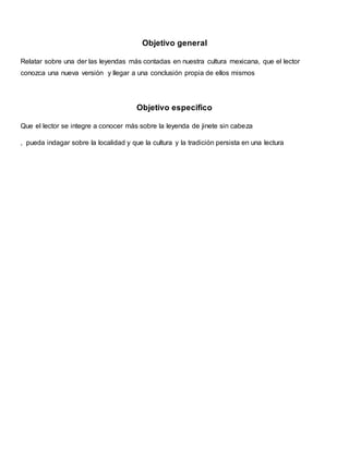Analisis de leyenda | DOCX