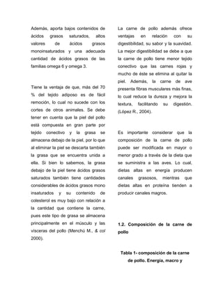 Analisis de comparacion del pollo de engorde y el pollo organico | PDF