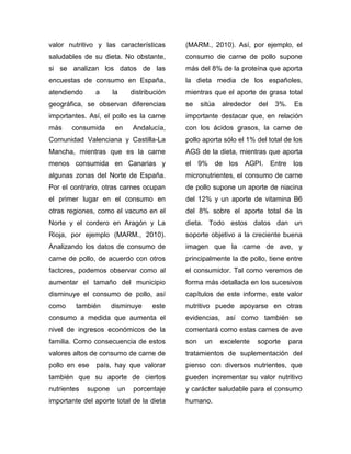 Analisis de comparacion del pollo de engorde y el pollo organico | PDF