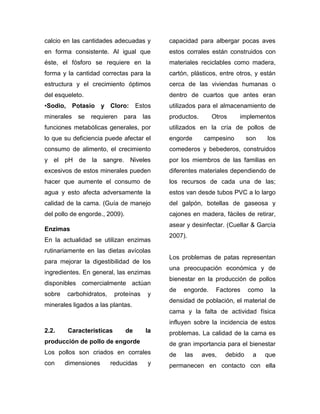 Analisis de comparacion del pollo de engorde y el pollo organico | PDF