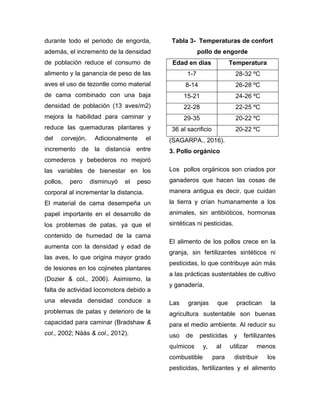 Analisis de comparacion del pollo de engorde y el pollo organico | PDF