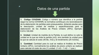 Analisis de precios unitarios | PDF