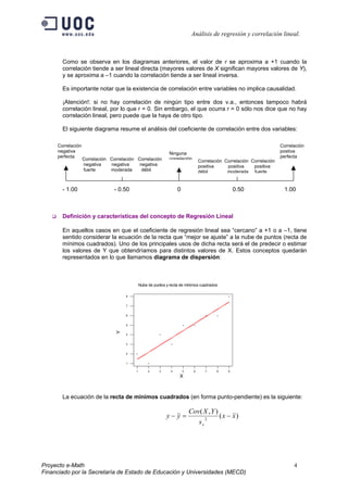 Analisis de regresion y correlacion lineal | PDF