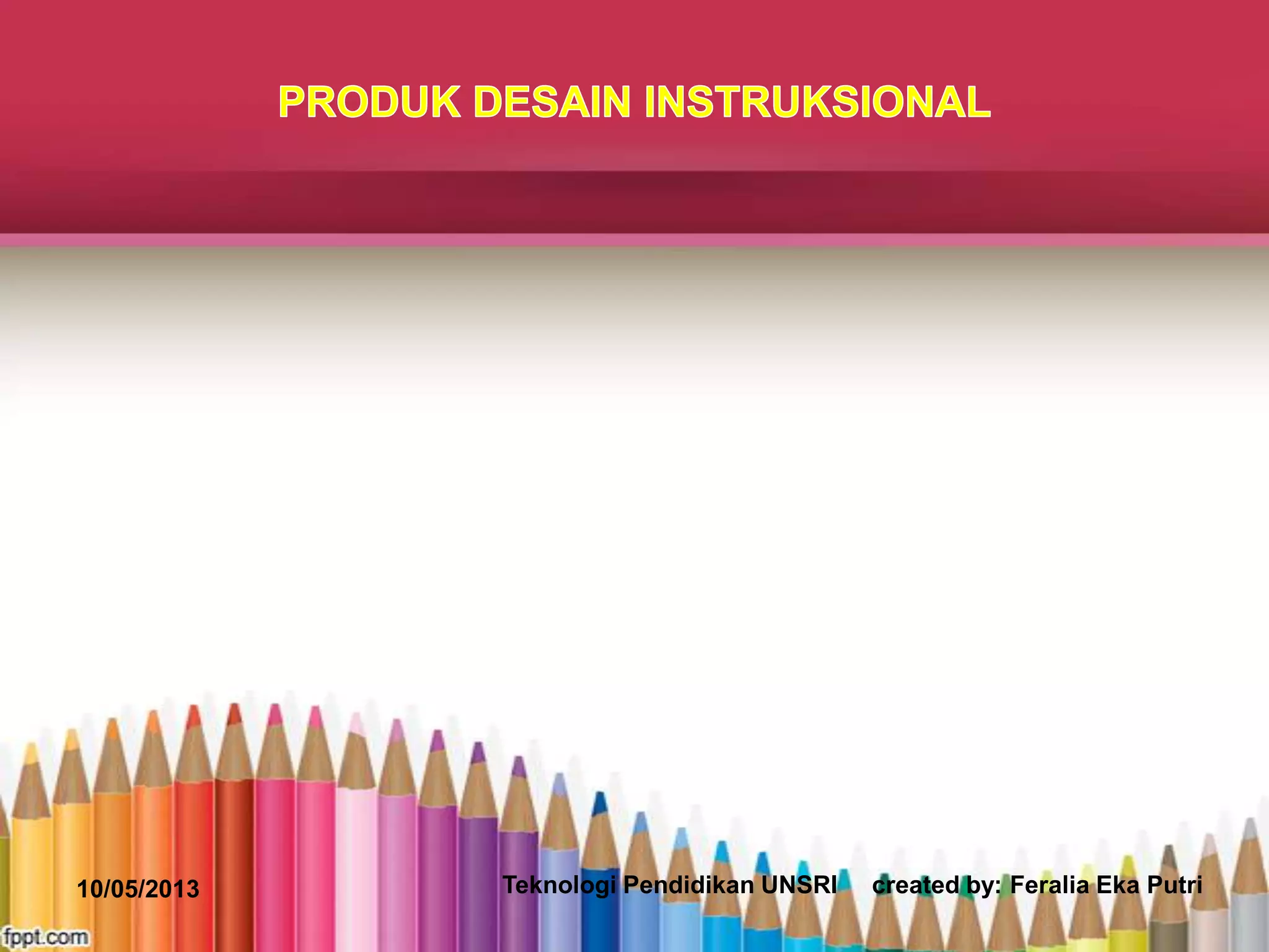 Analisis desain instruksional | PPT