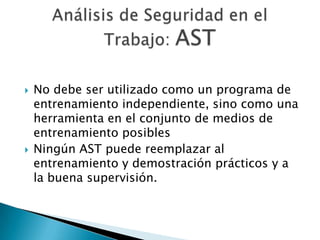 Analisis de seguridad_en_el_trabajo ast ppt | PPTX