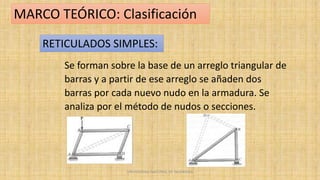 Analisis de un reticulado ppt | PPTX