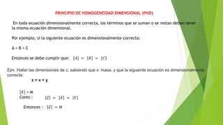 ANALISIS DIMENSIONAL Y MAGNITUDES CONCEPTO | PPTX
