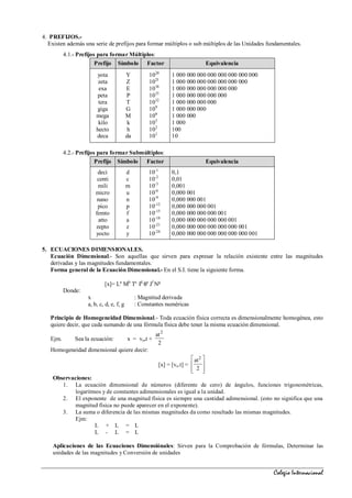 Analisis dimensional teoria | PDF
