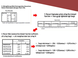 Analisis Diskriminan | PPT