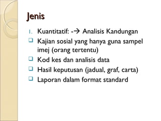 Analisis dokumen Penyelidikan Pendidikan | PPT