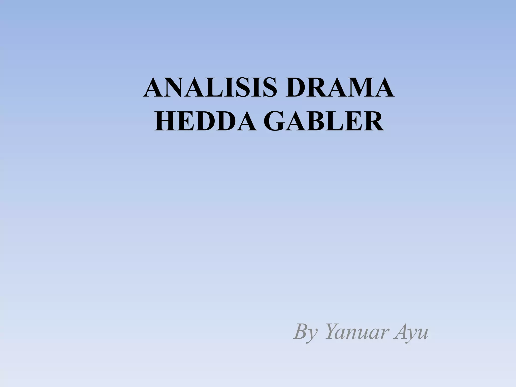 Analisis drama | PPT