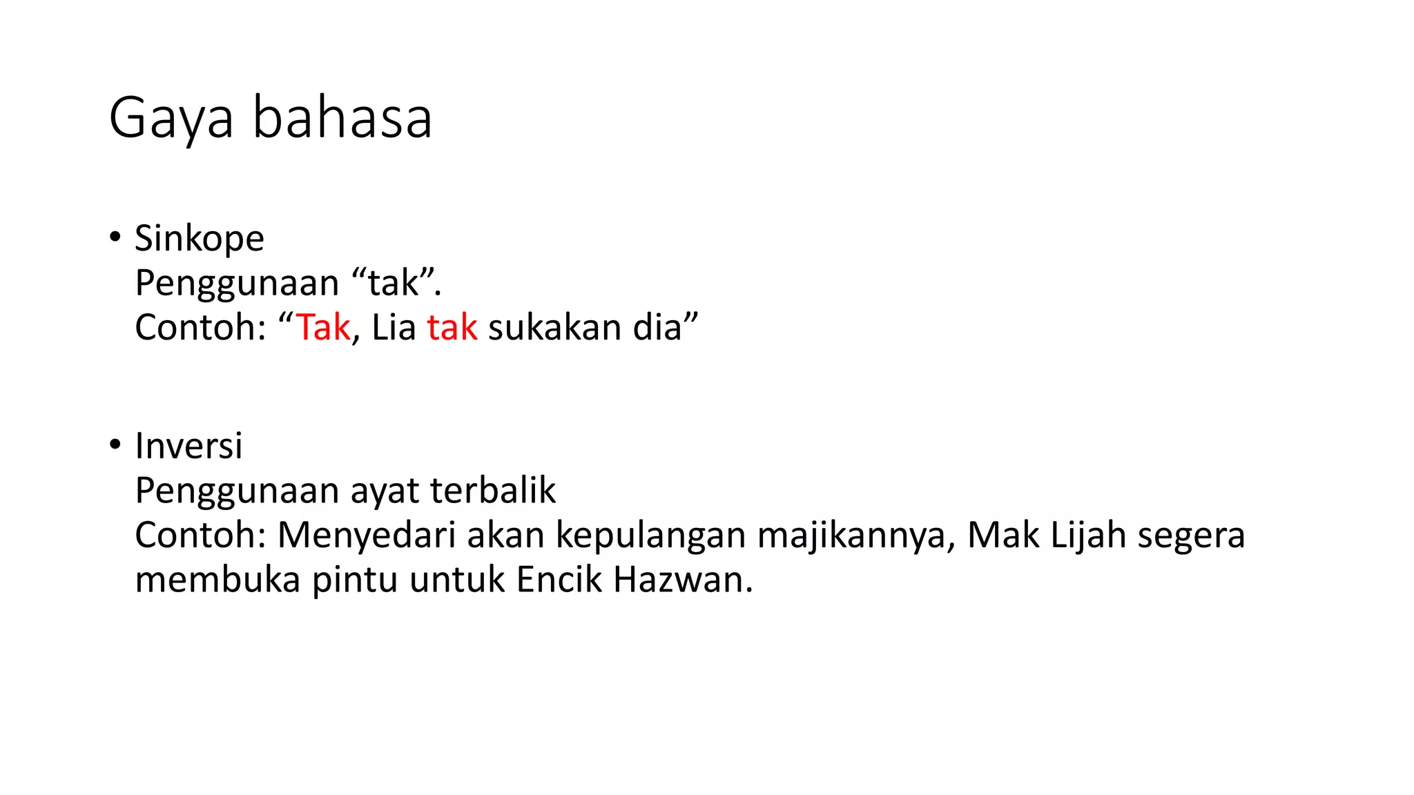 Analisis Drama Kanak-Kanak | PPTX