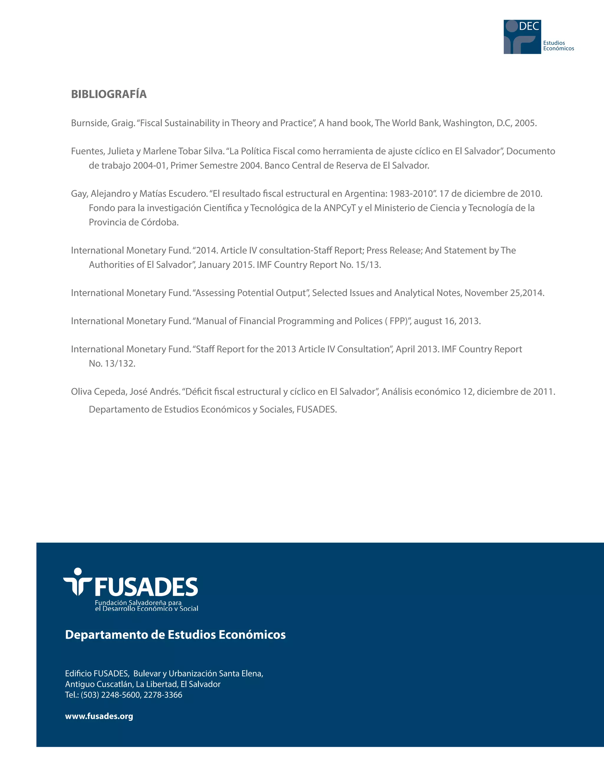 Análisis Económico: Impulso fiscal y ciclo económico: elementos para ...
