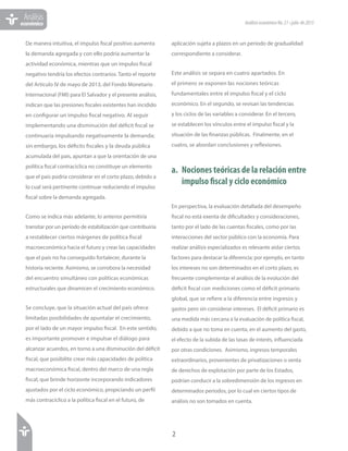 Análisis Económico: Impulso fiscal y ciclo económico: elementos para ...