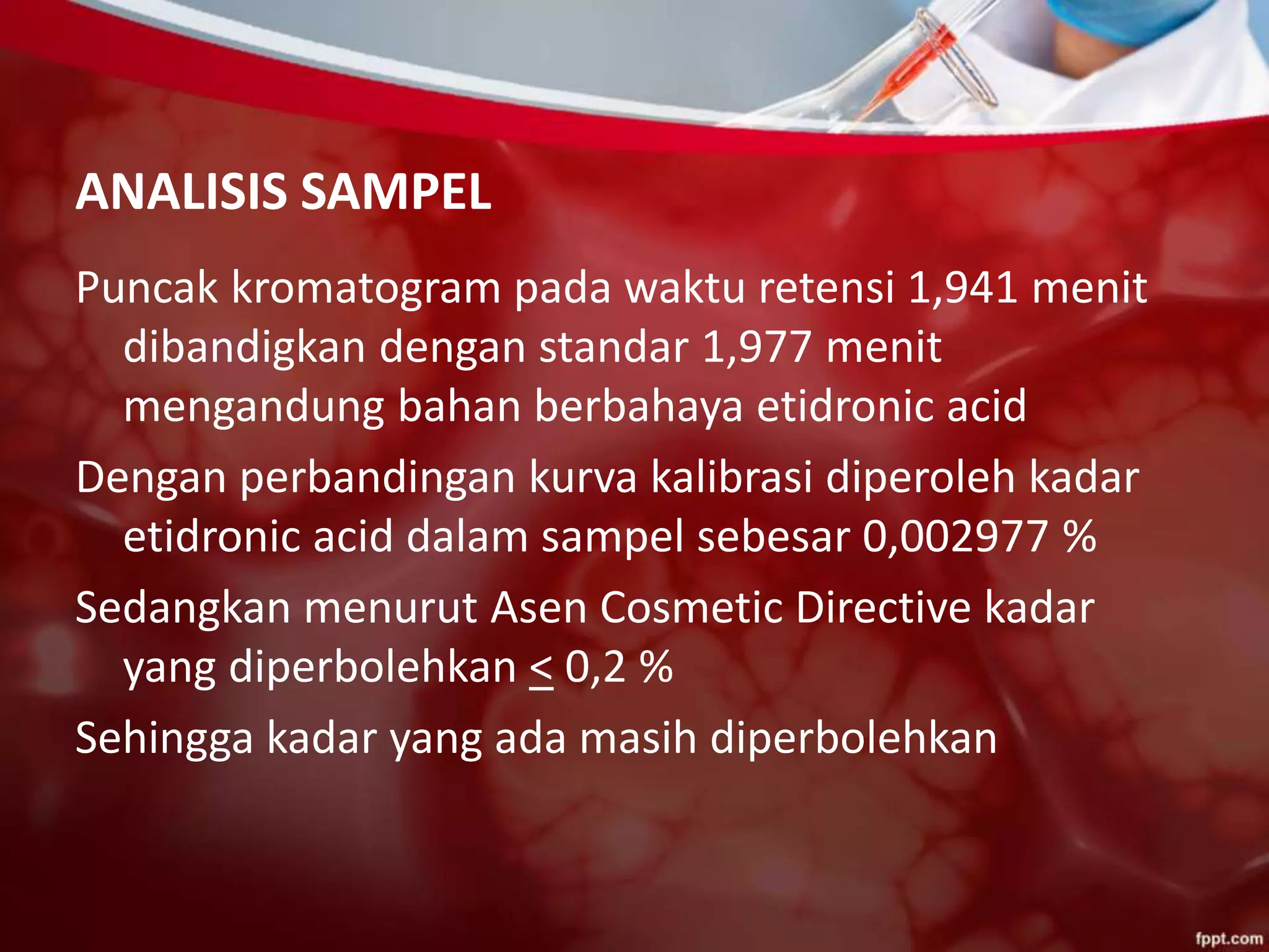 Analisis etidronic acid | PPT
