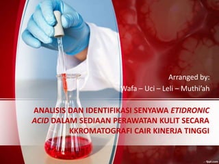 Analisis etidronic acid | PPTX