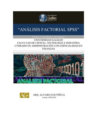 Análisis factorial SPSS | PDF