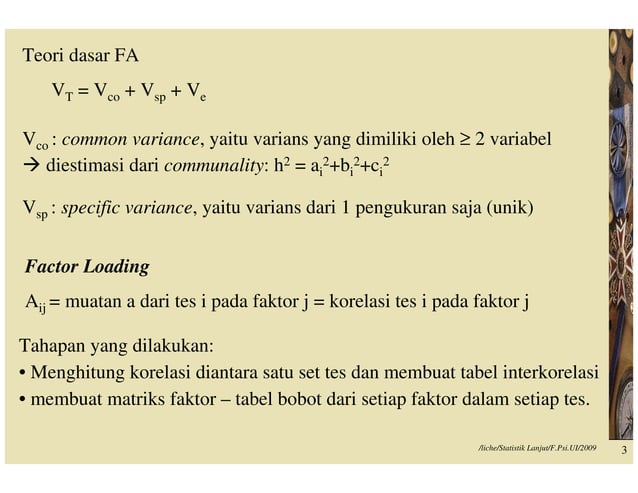 Analisis faktor | PDF