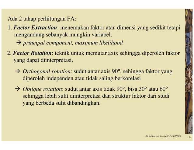 Analisis faktor | PDF