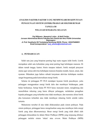 Analisis faktor | PDF