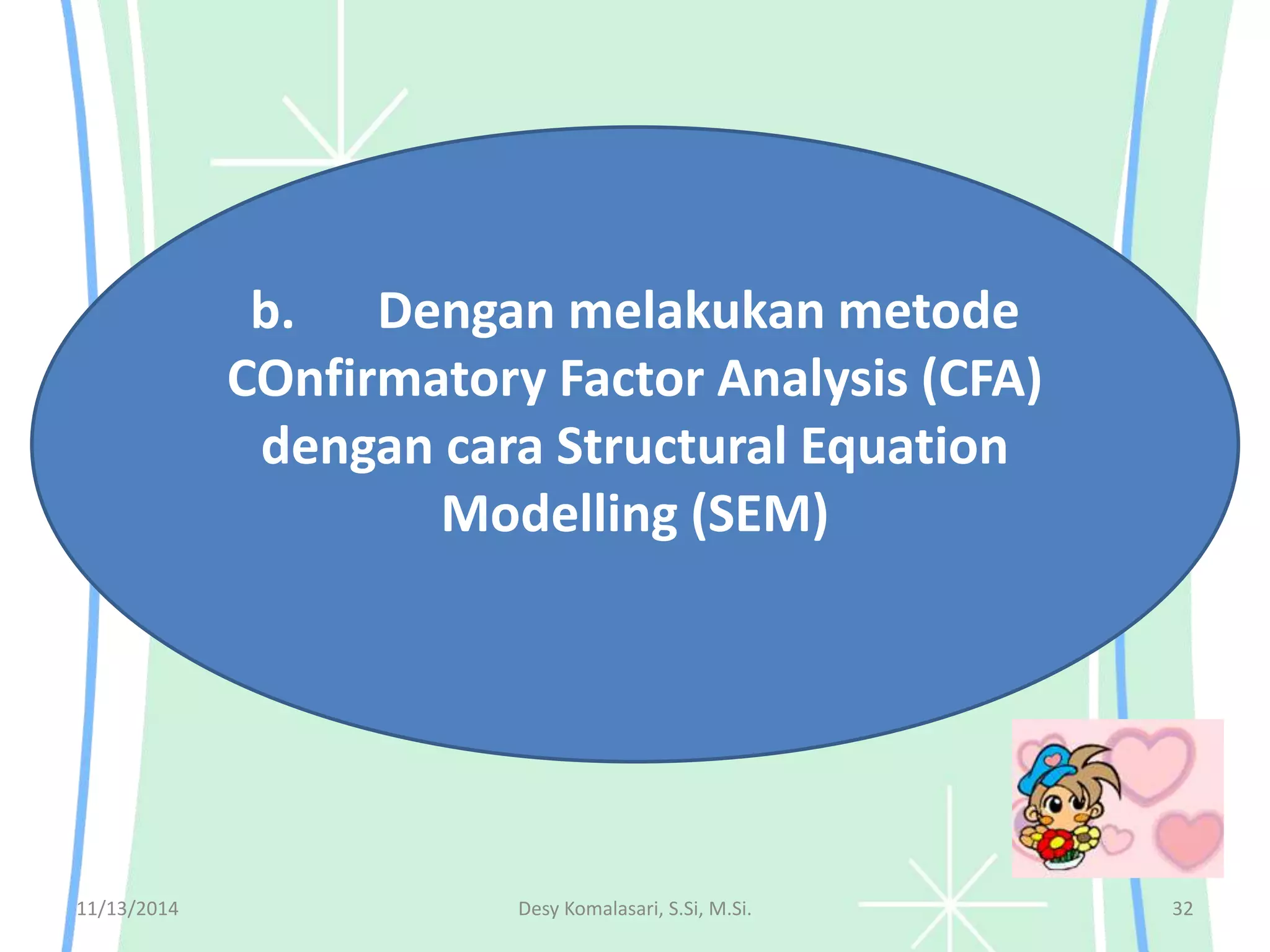 Analisis faktor | PPTX